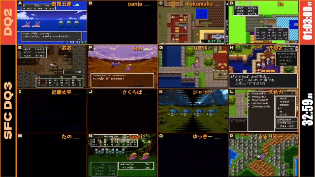 【並走】SFC DQ2/3 RTA【ミラー】 - 2022/3/18(金) 21:29開始 - ニコニコ生放送