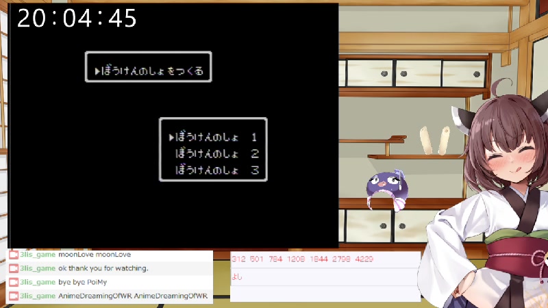 企画に向けて DW4ルール DQ4 RTA - 2023/5/10(水) 20:00開始 - ニコニコ生放送