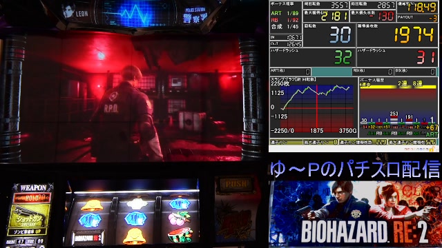 バイオハザードRE2 設定6【パチスロ実機配信】 - 2024/1/22(月) 14:16開始 - ニコニコ生放送
