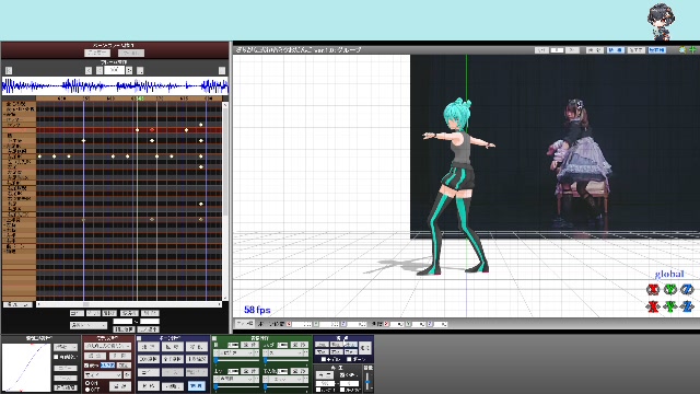 MMDモーショントレースする放送2-7 - 2024/2/27(火) 21:26開始 - ニコニコ生放送
