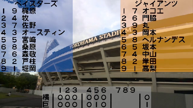 【勝利を信じて】（映像・音声無し）読売vsDeNA - 2024/10/20(日) 19:45開始 - ニコニコ生放送